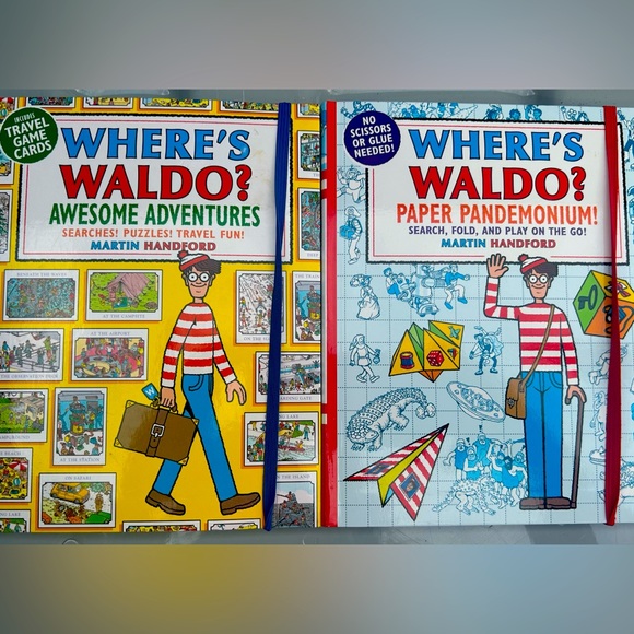 Other | Wheres Waldo Combo Set Books Awesome Adventures And Paper ...